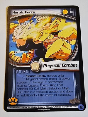 Heroic Force 2003 Score Limited Dragon Ball Z DBZ TCG #101 | eBay