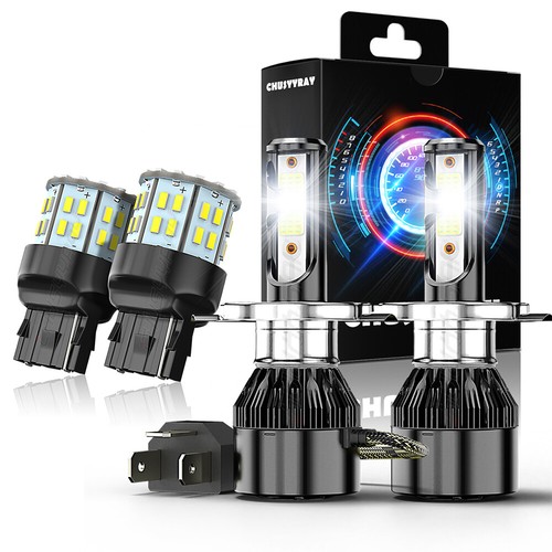 For Toyota Tundra 2015-20 H4 9003 LED bulbs HeadLight + Reverse Back up ...