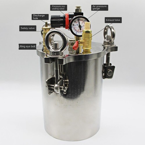 304 Stainless Steel Dispenser Pressure Tank Pressur Dispensing Storage ...