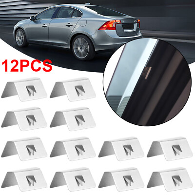 12x Wind Deflector Clips Car Channel For Heko G3 SNED Replacement Clip ...