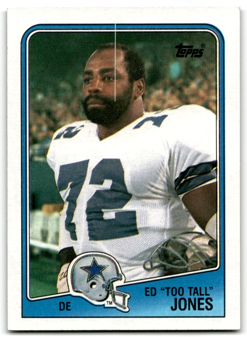 1988 TOPPS ED TOO TALL JONES DALLAS COWBOYS #266 | eBay
