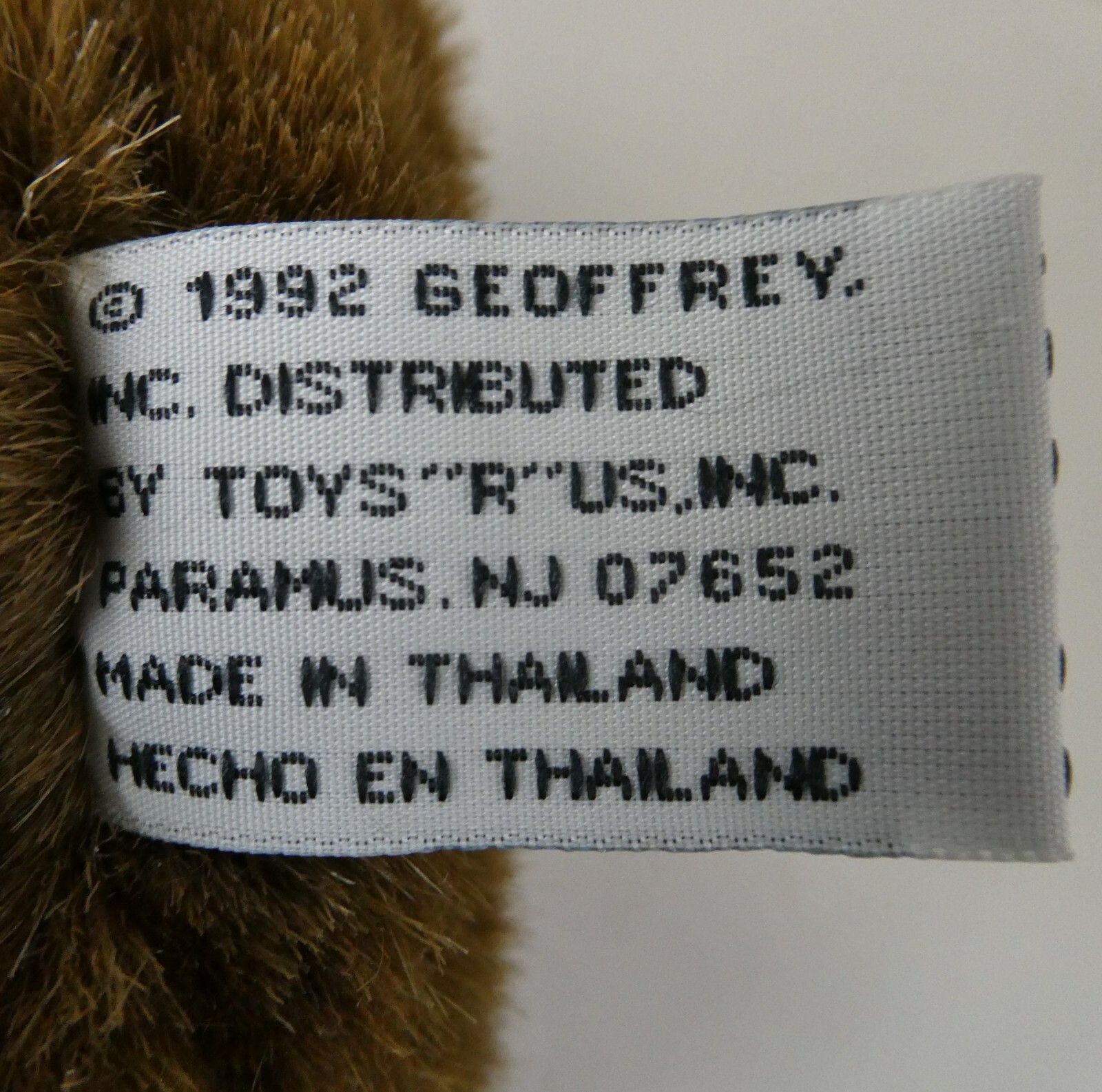 Toys R Us Teddy Bear Plush Original Tags | eBay