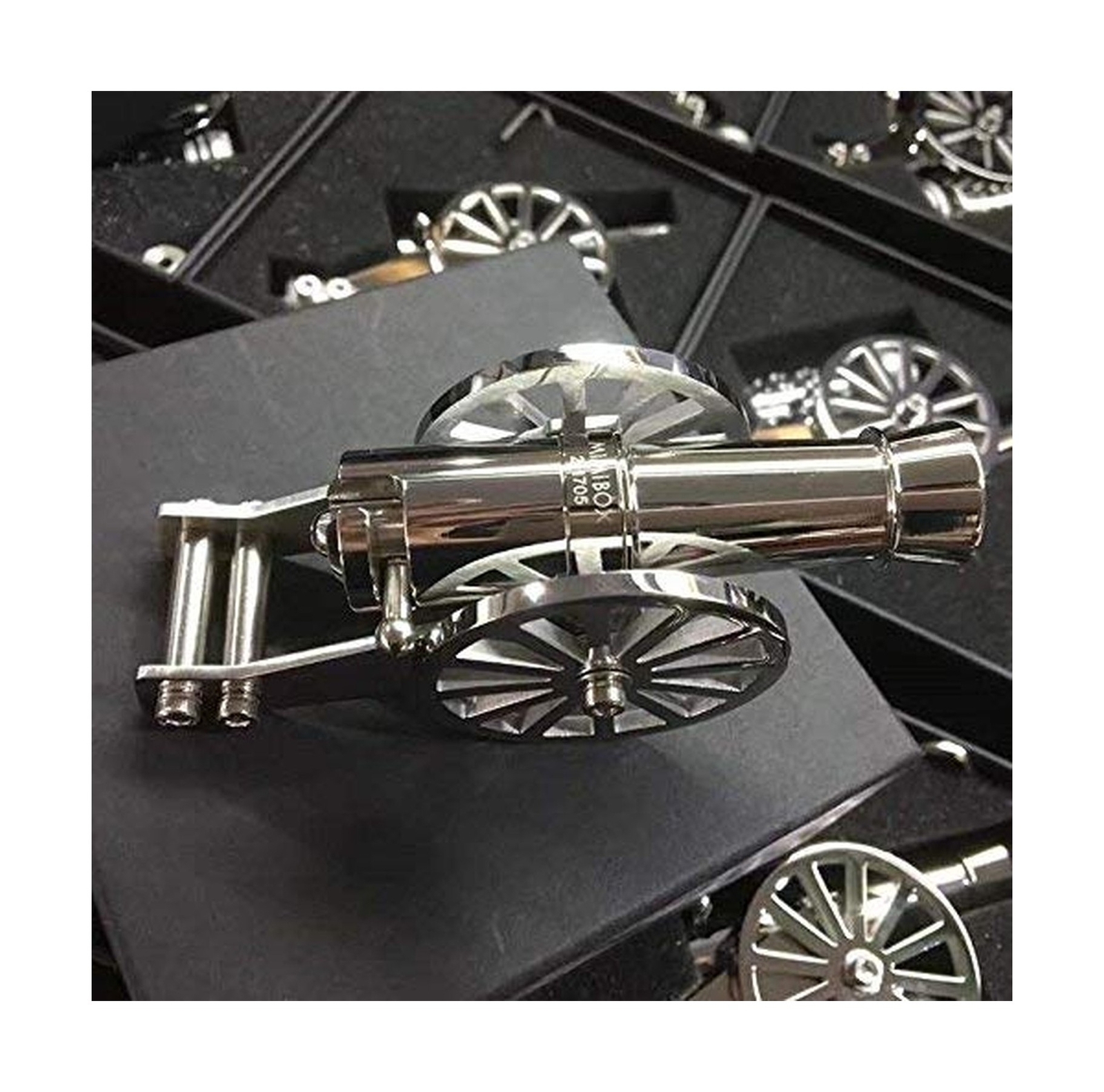 TIETHEKNOT Mini Napoleon Cannon Model Metal Replica Desktop Decorating ...