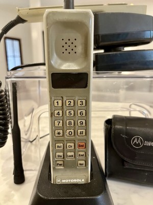 Rare 1985 DYNATAC Motorola 8000S Brick Cell Phone Powers on | eBay