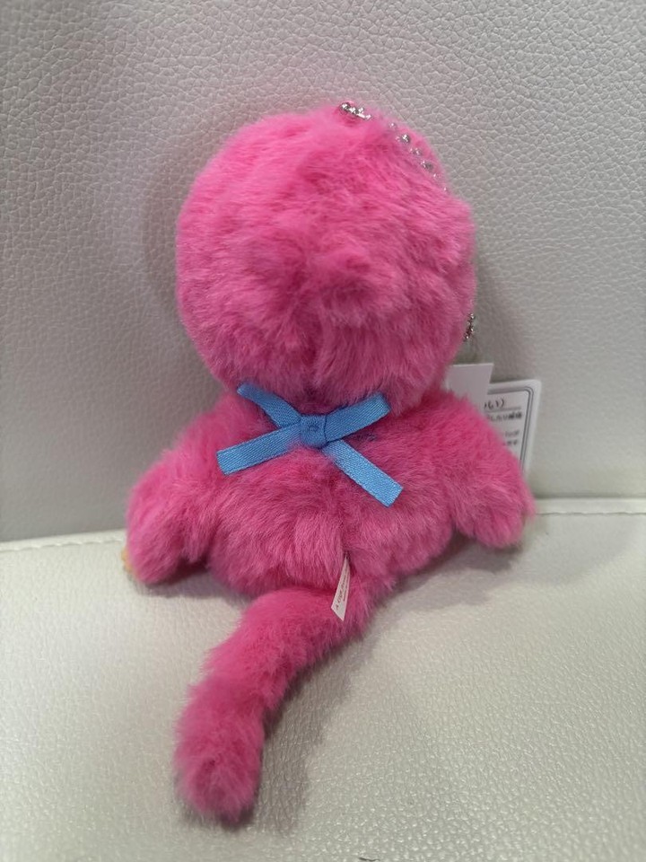 MONCHHICHI Colors Series Berry Pink Plush Doll Keychain Charm New | eBay