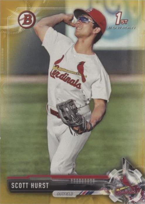 2017 Bowman Draft - Scott Hurst #BD-126 Gold /50 (RC) for sale online | eBay