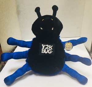 Jumbo 15” Y2K Bug Plush Image Masters Stuff Animal Toy. 1997. PVC ...