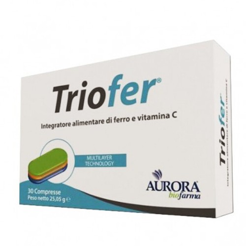 Triofer Integratore di ferro e vitamina C 30 Compresse | eBay