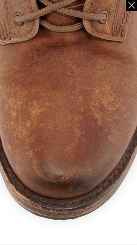 FREEBIRD by STEVEN Charlie Combat BOOTS 9 Black Distressed Leather ...