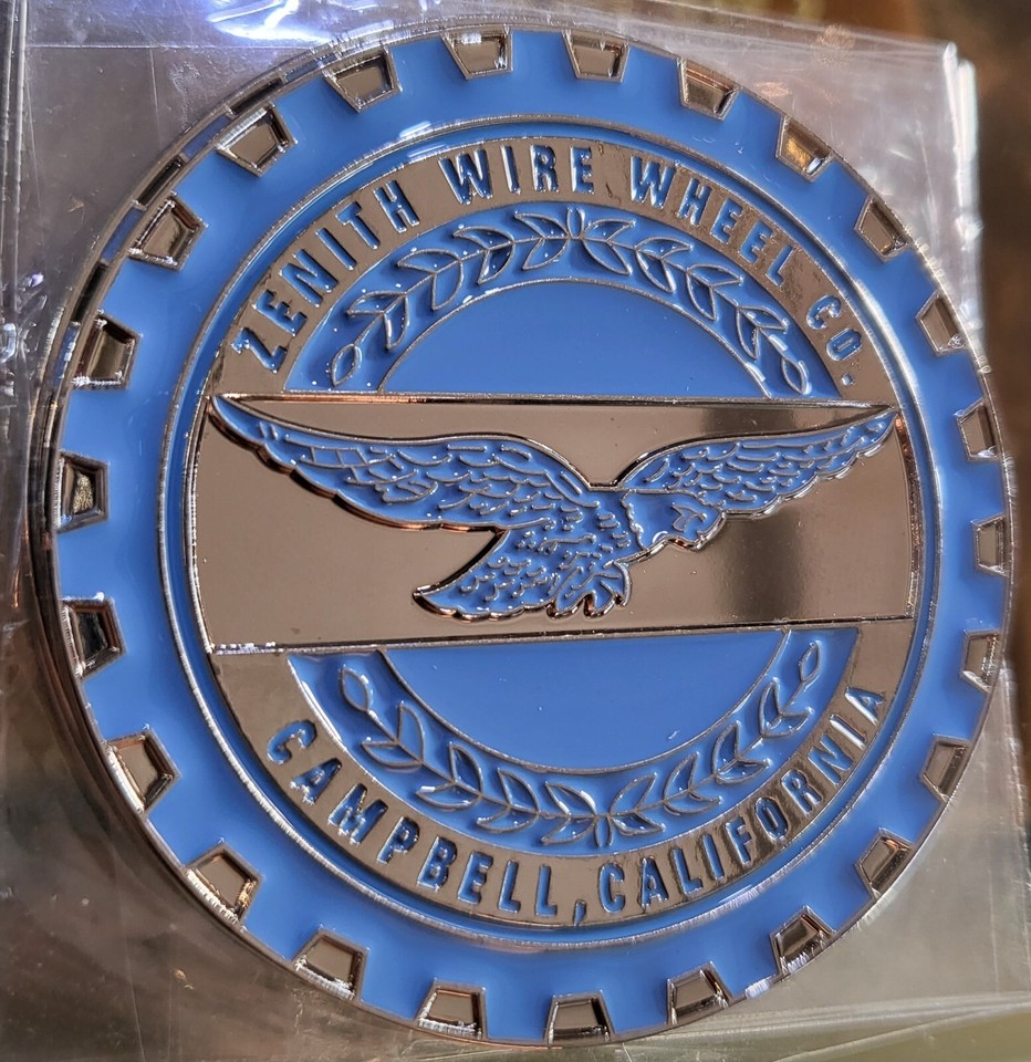 Wire Wheel Chips Emblems Metal 2.25” 4 pieces Zenith | eBay