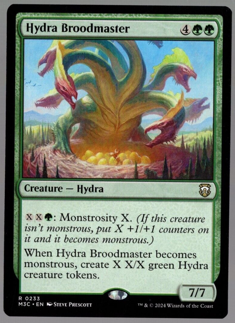 Hydra Broodmaster 0233 Non Foil Rare Modern Horizons 3 MTG Near Mint | eBay