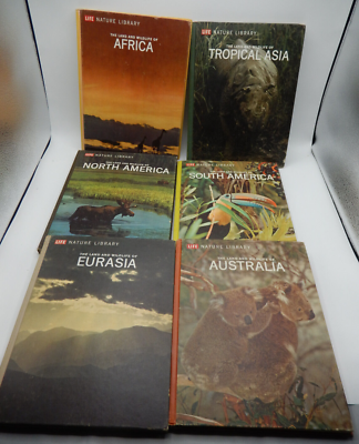 Set of 6 Life Nature Library Books 1970s Australia Eurasia Africa ...