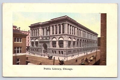 Public Library Chicago Illinois Postcard | eBay