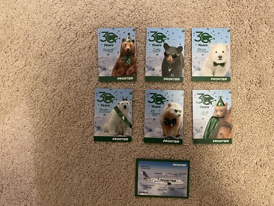 Frontier Airlines Trading Cards - 35 Card Lot Frontier 30th Anniversary ...