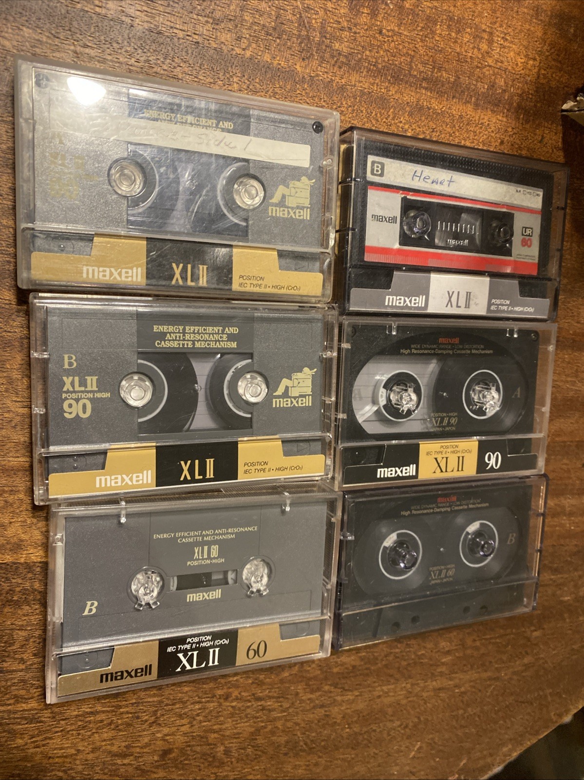 6 Maxell XL II 60 90 Cassettes ,IEC II/High Position Lot Of Six | eBay