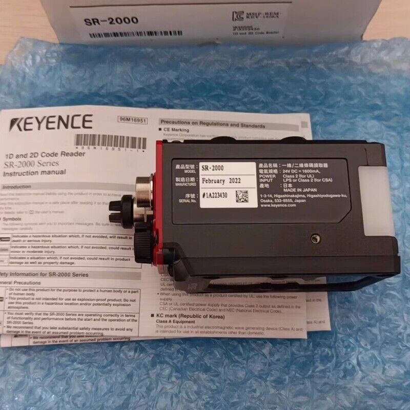 1PC New Keyence SR-2000 1D 2D Barcode Reader Scanner Vision SR2000 US ...