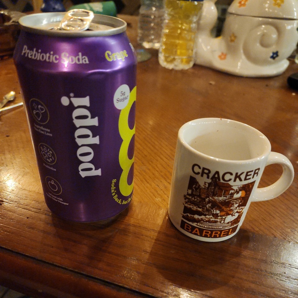 CRACKER BARREL OLD COUNTRY STORE COFFEE MINI MUG Vtg 2.5” 1988 Cup ...