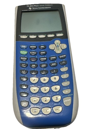 Texas Instruments TI-84 Plus Silver Edition Graphing Calculator No ...