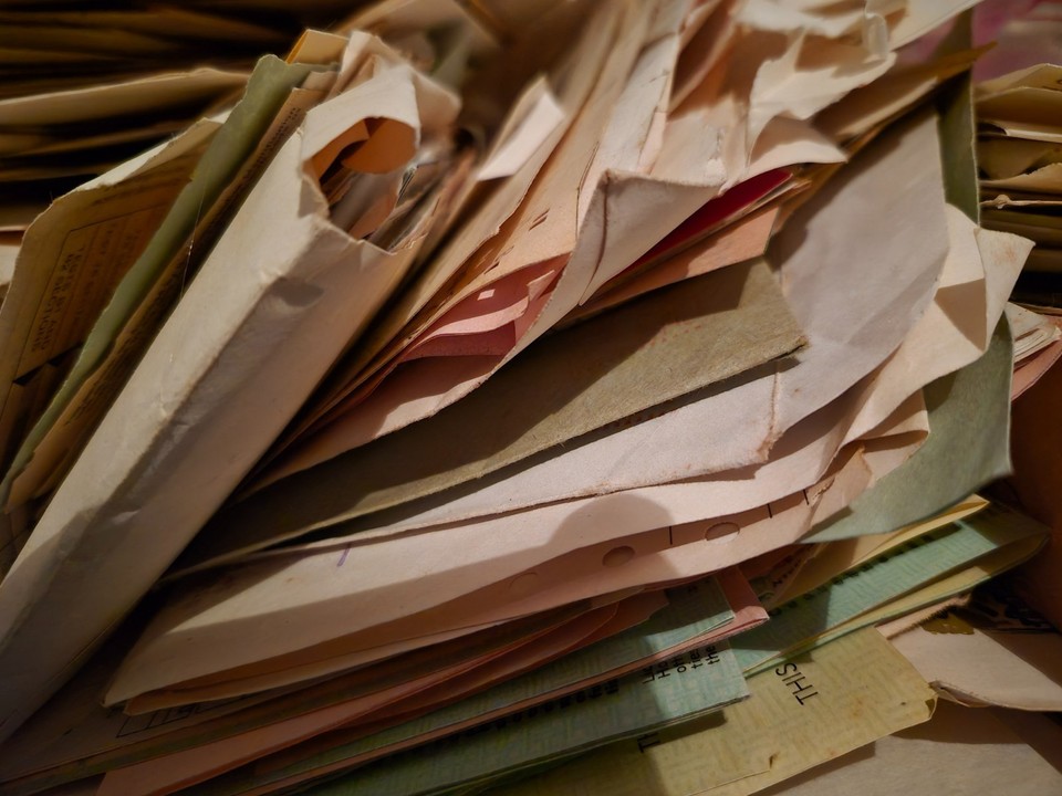 Vintage Papers Lot 50s 60s 70s Paper Time Capsules, Notes, Receipts ...