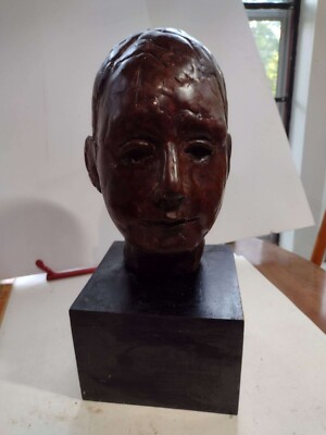 Bizarre Abstract Macabre Sculpture Plaster Bust Statue Vintage Detailed ...