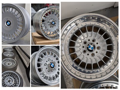 CLASSIC BMW DEEP DISH ALLOY WHEELS not BBS ALPINA HARTGE RIAL RS RC ...