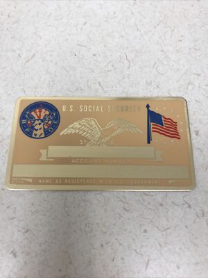Engraving - Metal Social Security Card