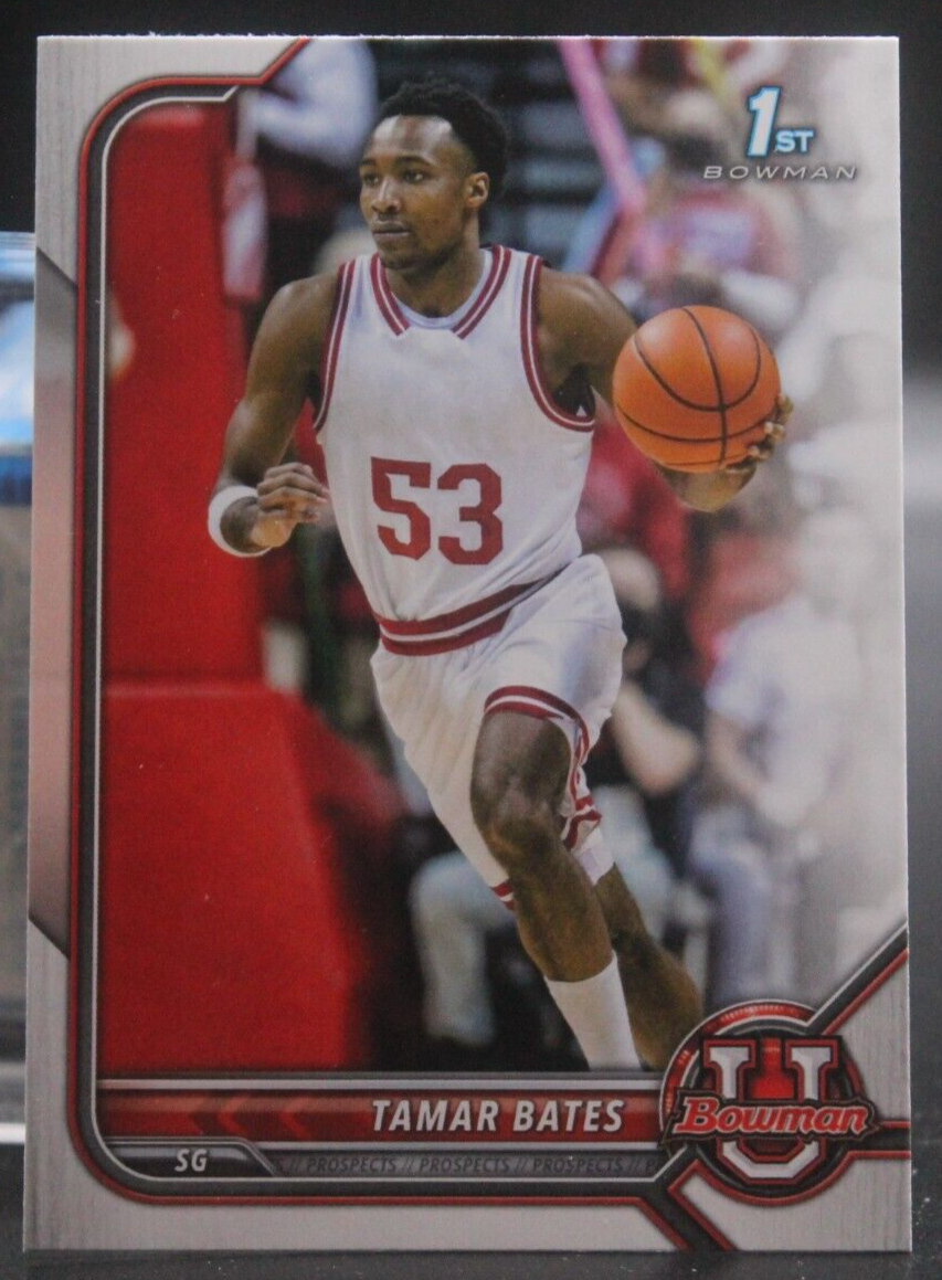 Tamar Bates (Missouri Tigers/Indiana Hoosiers/RC) 2022 Bowman U. #39 | eBay