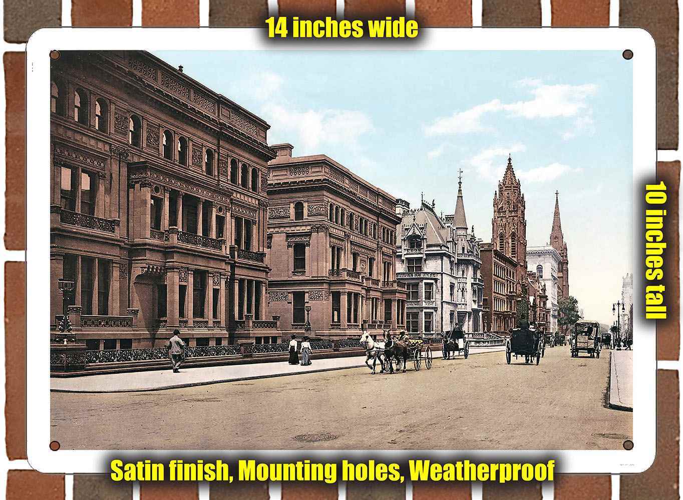 Metal Sign - 1900 5th Ave. at 51st St. New York City- 10x14 inches | eBay