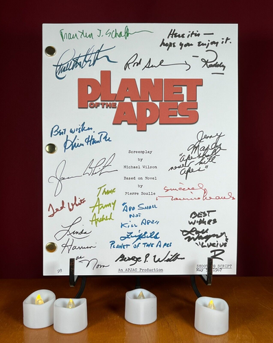Planet of the Apes Script Signed- Autograph Reprints- 131 Pages ...