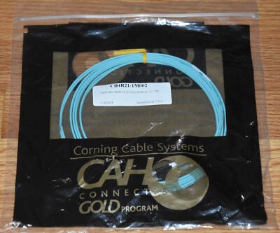 Corning Cable Systems 2m LC/LC OM4 MMF Cable GOLD Program, Brand New, USA Assmbl | eBay
