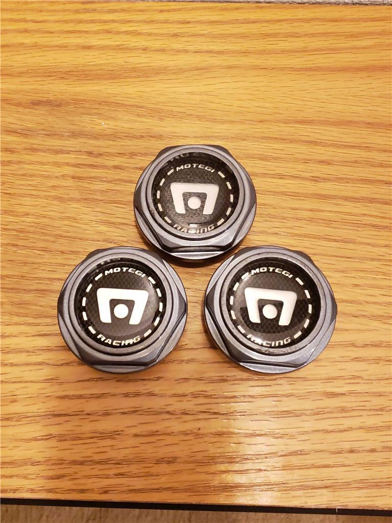 Motegi Center Caps Set of Three Gun Metal 2237140306 | eBay