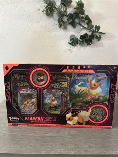 Pokemon Flareon Vmax Premium Collection Box NEW!!! See Pics | eBay