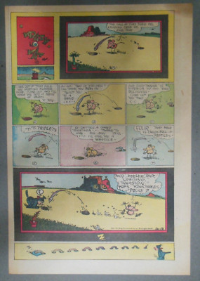 Krazy Kat Sunday by George Herriman by from 10/18/1942 Size: 11 x 15 ...