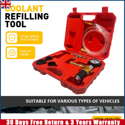 Universal Car Coolant Vacuum Refill Cooling System Pump Tool Bleed ...