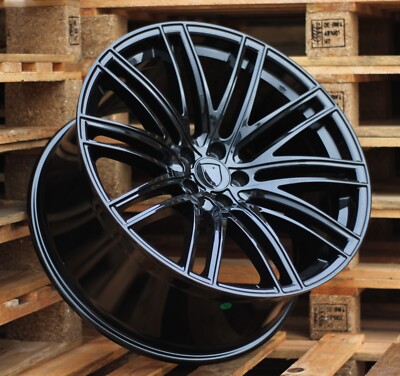 4 x 21 Inch 5x112 Multi Spoke Black Wheels: Fits For Porsche Macan | eBay