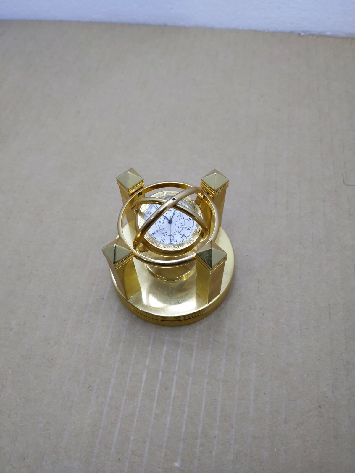 Collectible Benchmark The Galileo Gimbal Gyroscope Clock | eBay