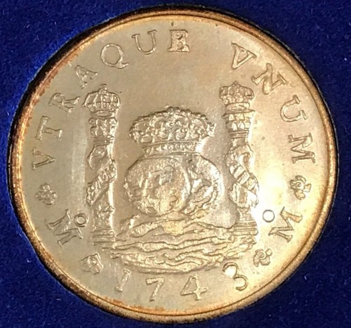 UNC 1743 AMERICA'S MOST FAMOUS DOLLAR FREDERICKSBURG VIRGINIA 8 REALES ...