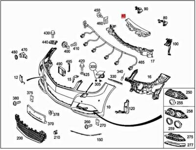 Genuine MERCEDES BBDC C204 S204 W204 Impact absorber 2048853837 | eBay