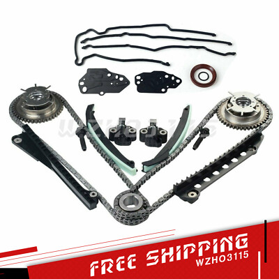 Timing Chain Kit +Cam Phasers +Cover Gasket Fits 04-08 Ford F150 ...