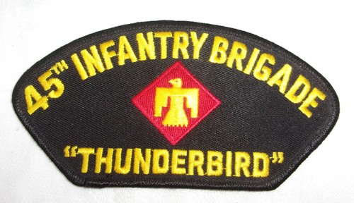 45th INFANTRY BRIGADE "THUNDERBIRD" Sew on Patch HAT, JACKET, VEST | eBay