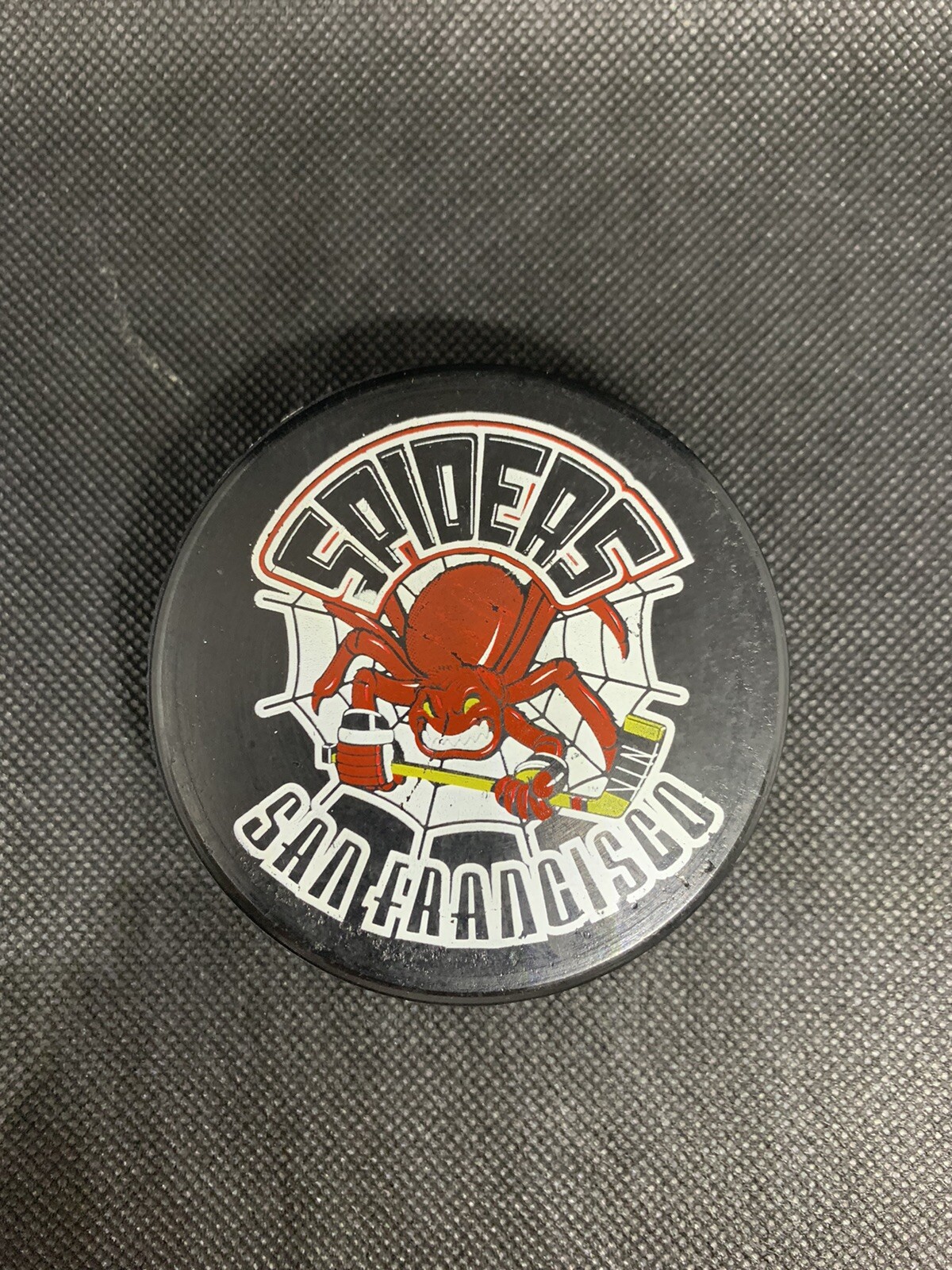1995-96 San Francisco Spiders Hockey Puck Wendy’s Promo Rare Vintage ...