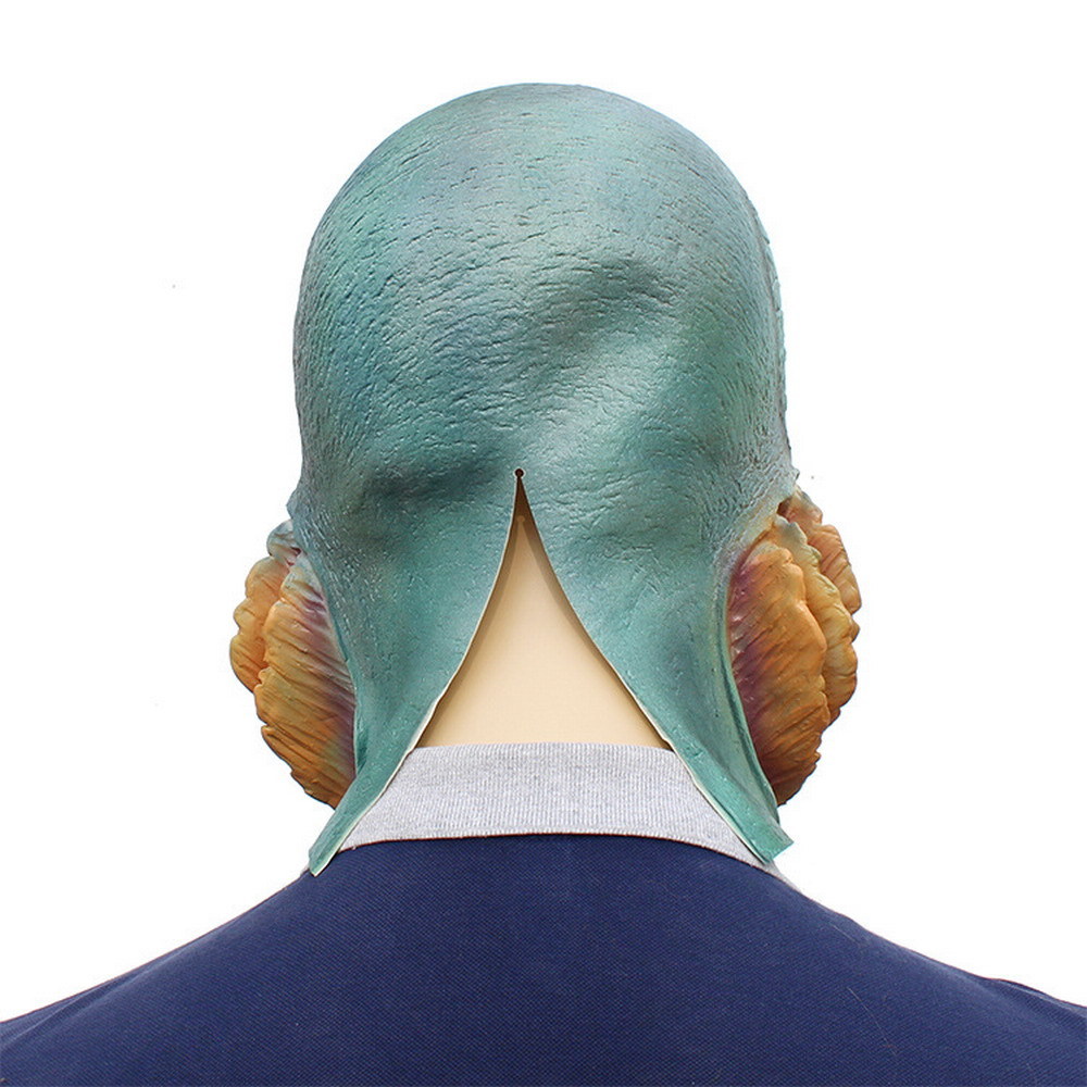 Hellboy Abe Sapien Mask HB Cosplay Helmet Latex BPRD Halloween Costume ...