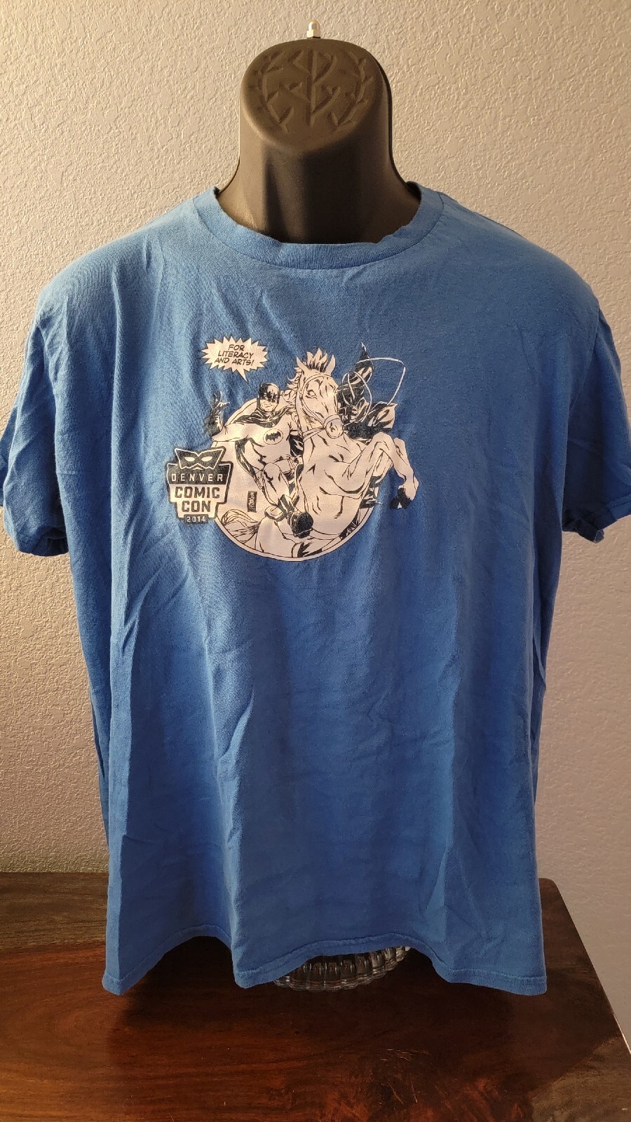 Denver Comic Con Batman Blucifer Mens Large shirt Fast Shipping | eBay