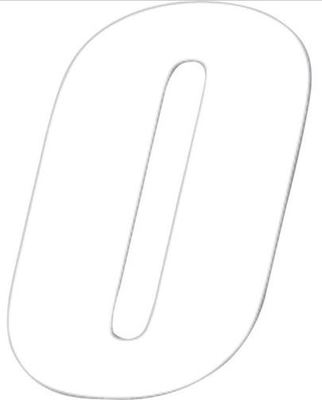 One Industries Motorcycle Racing Number "0" Decal Decals Stickers 7 ...
