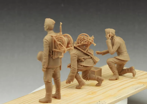 1/35 Resin German Signal Corps 3 soldiers Unassembled Unpainted | eBay