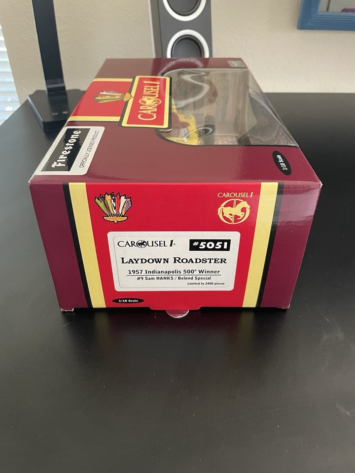 HANKS SAM 1/18 LAYDOWN ROADSTER #9 BELOND SPECIAL INDY WINNER CAROUSEL 1 #5051 | eBay