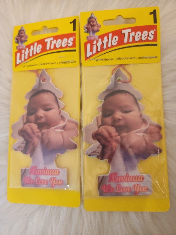 CUSTOMIZED Little Trees Hanging Car & Home Air Freshener - Black Ice ...