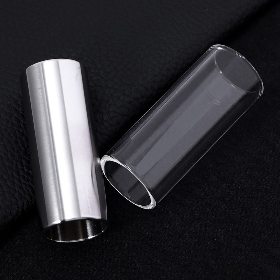 6Pcs Glass Slide and Stainless Steel Slide Medium Bottleneck Slide for ...