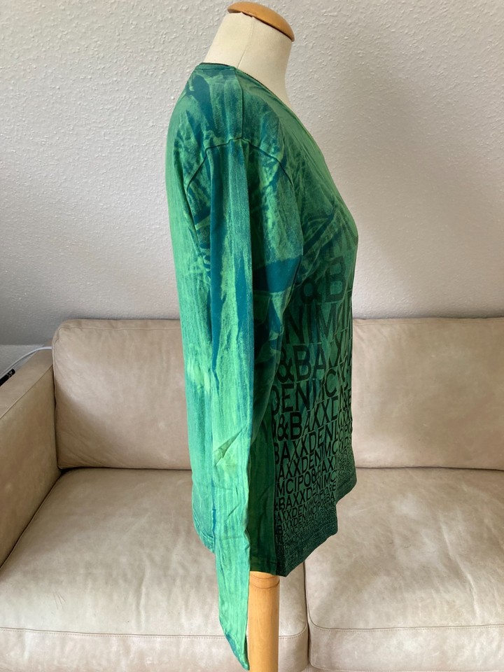 CIPO & BAXX Maglietta Uomo Taglia M Verde Nero Stampata Con Logo | eBay