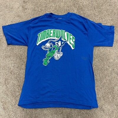 Vintage Minnesota Timberwolves Shirt Puff Print 80’s Size XL Swingster ...
